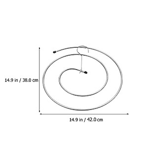 BESPORTBLE Spiral Sheet Hanger, Stainless Steel, Space Saving Hangers for Sheets Bedspreads Coverlets Mattresses Tablecloths Sofa Covers Blankets Shawls Scarfs Capes (2-Pack)