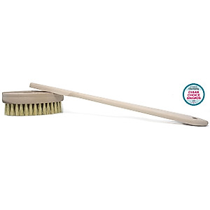 Yerba Prima Tampico Skin Brush for Exfoliation and Blood Circulation - 1 Brush