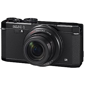 Pentax MX-1 12 MP Black Digital Camera with 4x Optical Image Stabilized Zoom and 3-Inch LCD Screen