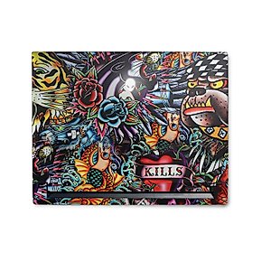 MightySkins Skin Compatible with Alienware M18 R1 (2023) Full Wrap Kit - Old School Tattoo | Protective, Durable, and Unique Vinyl Decal wrap Cover | Easy to Apply & Change Styles | Made in The USA