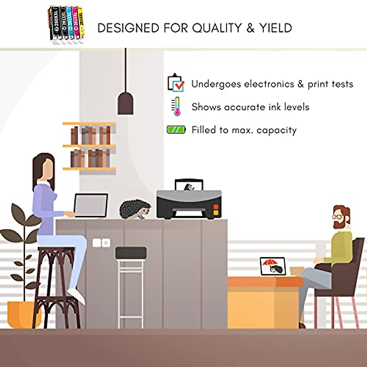 Limeink Compatible Ink Cartridge Replacement for Canon Ink 280 and 281 Cartridges 280XXL 281XXL for Canon 281 Ink Cartridges for Canon 280 281 Ink Cartridges for TR8520 TR8620 TS6120 TS9120 TR7520