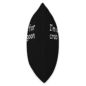 I'm a slut for crab rangoon Throw Pillow