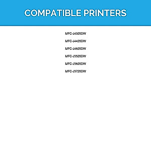LD Compatible Ink Cartridge Printer Replacement for Brother LC205C Super High Yield (Cyan)