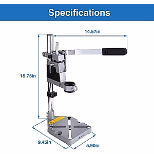 GOTOTOP Drill Press,Adjustable Desktop Drill Stand,Rotary Tool Holder,Universal Bench Clamp Workbench Repair Tool,Multifunctional Rotary Tool Drilling Hole Station for Drilling Collect Workshop