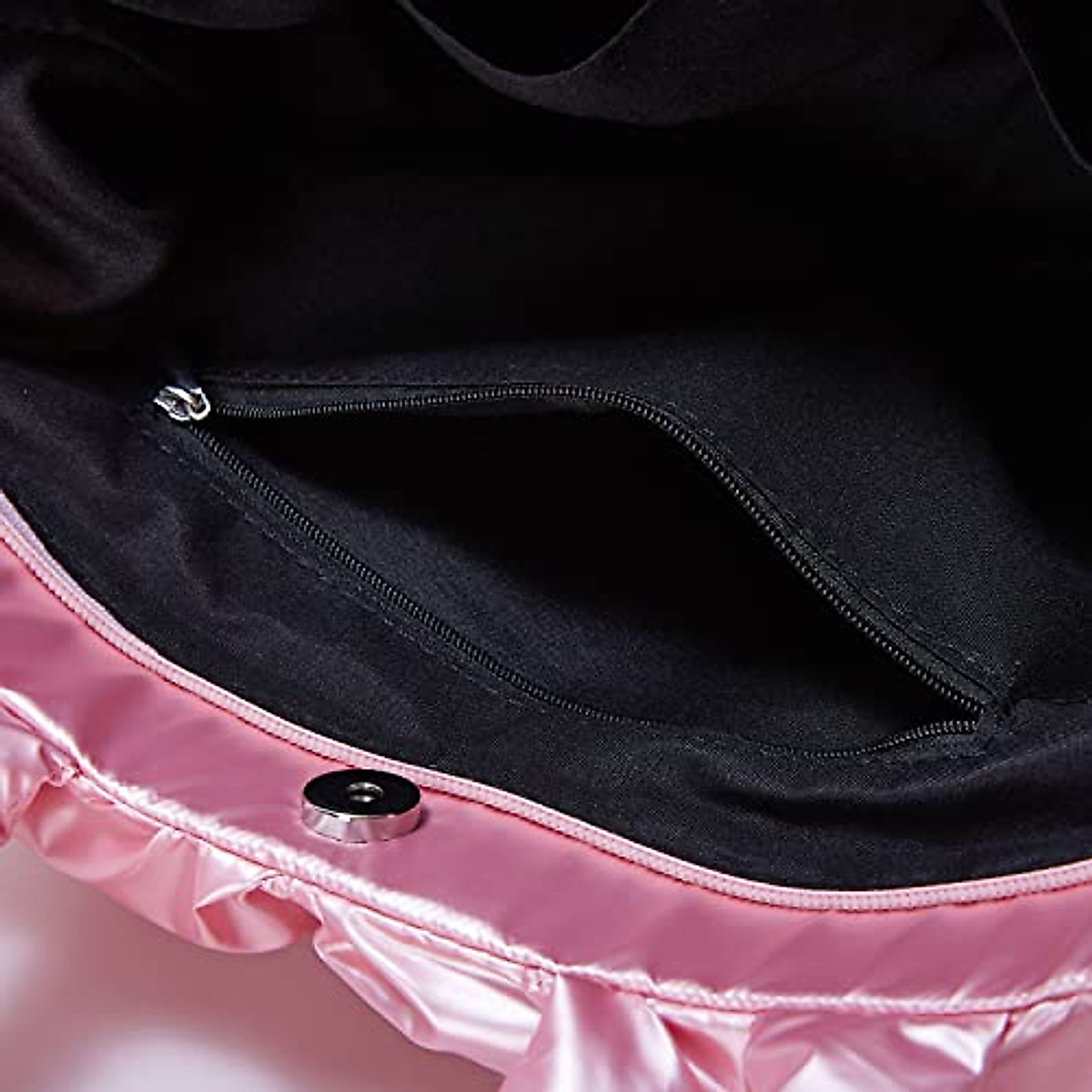 Large Puffer Shoulder Bag, Trendy Luxury Chic Quilted Cotton Padded Tote Bag for women, Winter Soft Puffer Tote Bag Nylon Down Pillow Bag Women's Handbags & Shopper Bag(Z-Shiny_Pink)