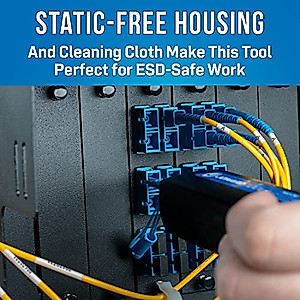 Jonard Tools FCC-250 Fiber Connector Cleaner, 2.5 mm for FC, ST, ST Connectors