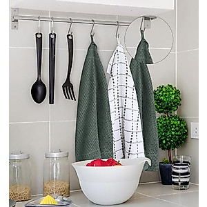 Utopia Towels Kitchen 12 Pack, 15 x 25 Inches, 100% Ring Spun Cotton Super Soft and Absorbent Linen Dish Towels, Tea Bar Set (Grey)