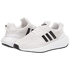 adidas Men's Swift Run 22 Sneaker, White/Core Black/Grey, 12