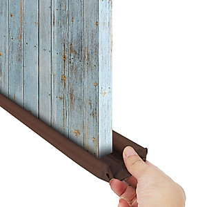 Rehomy Draft Stopper for Door Bottom, Door Dust Protector Twin Door Draft Blocker,Draught Excluder for Bottom of Door 85 x 12cm