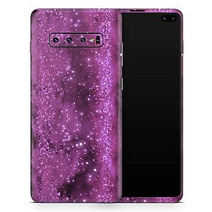 DesignSkinz Glowing Hot Pink V2 Orbs of Light Protective Vinyl Decal Wrap Skin Cover Compatible with The Samsung Galaxy S20 (Screen Trim & Back Glass Skin)