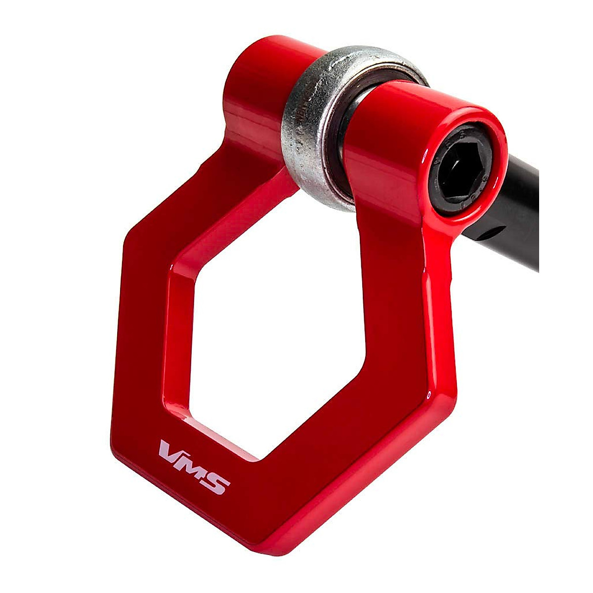 VMS RACING Front and Rear Tow Hook in RED Compatible with Chevy Chevrolet Corvette C7 Z06 ZR1 Stingray Oval Track 14-19 2014-2019