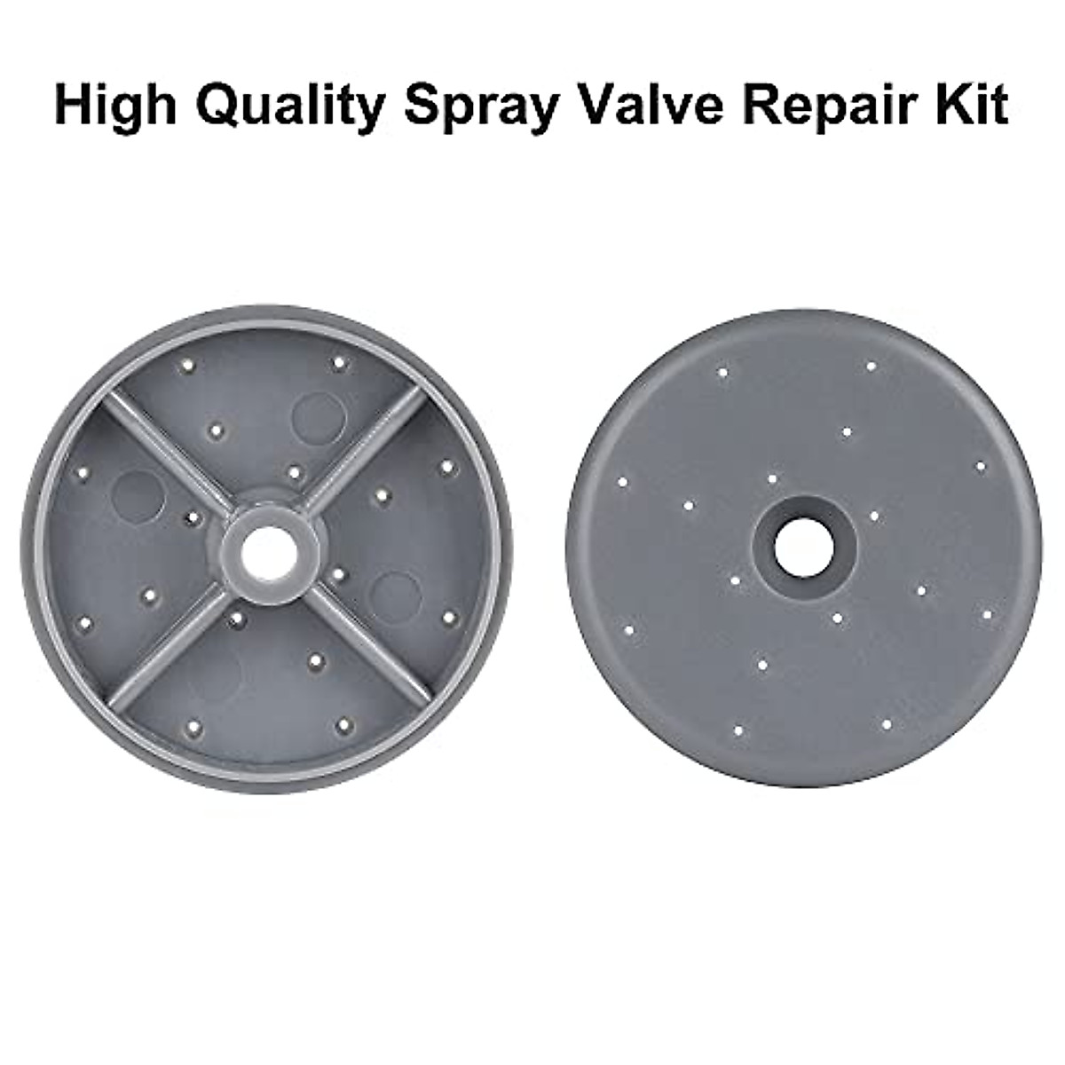 KOLLNIUN Spray Valve Repair Kit 1.42 GPM Pre-Rinse Spray Face for All Commercial Faucet Sink Dish Sprayer Valve, Touch On Kitchen Sink Faucets Repair Kit Replacement, Gray