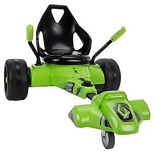 Huffy Green Machine Vortex 12V Battery Powered Ride On, Ideal for Ages 8+, Easy to Operate, Adjustable Frame, Endless Fun, Balanced Spins and Wheelies, 8 MPH, Max Weight 150 Pounds