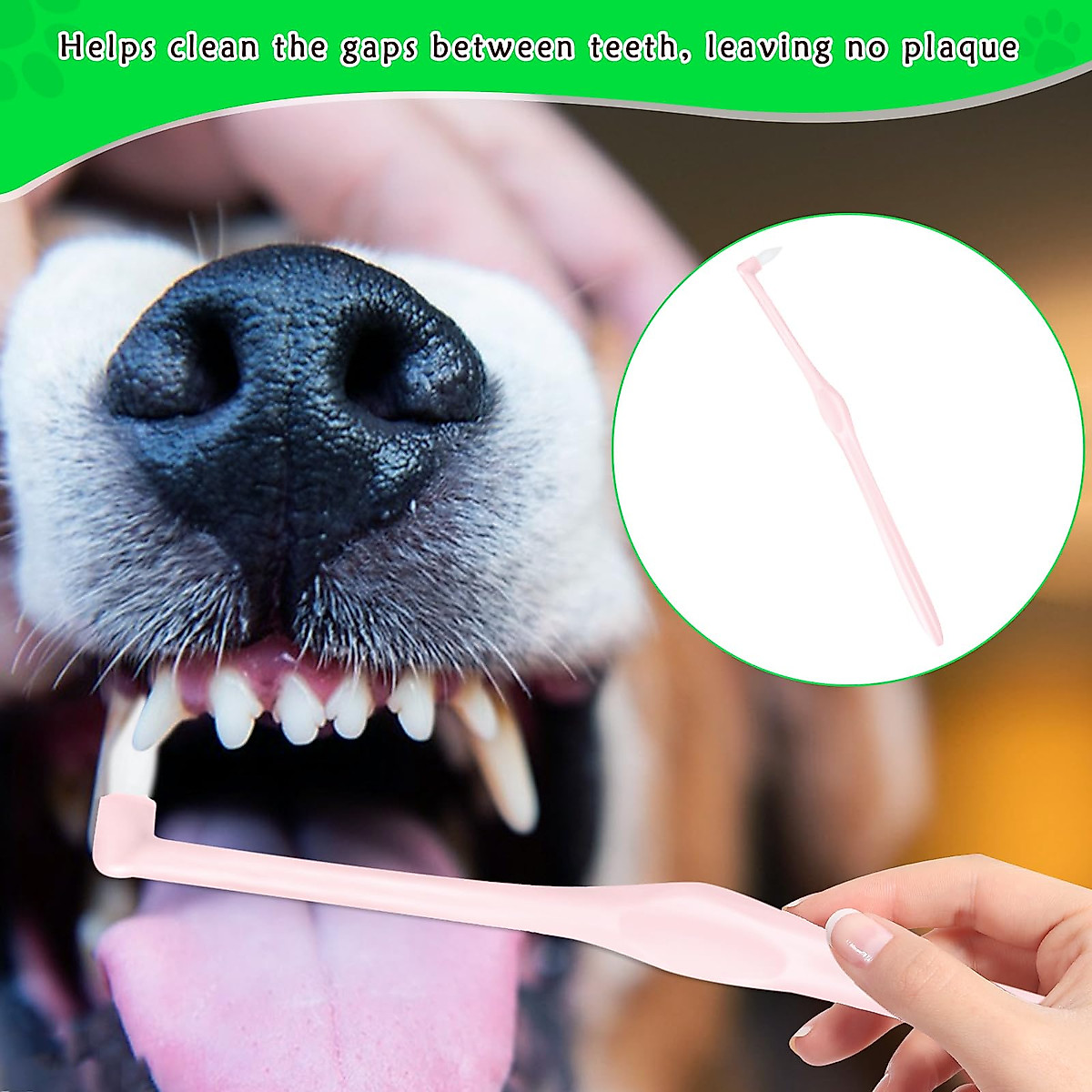 10 Pack Toothbrush for Dogs Dog Tooth Brushing Kit, Three Sided Dog Tooth Brush Double Headed Dog Toothbrush Puppy Tooth Brushing Kit Silicone Dog Finger Toothbrush Cat Toothbrush for Pet Dental Care