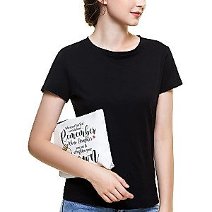 Fokongna Daughter from Mom Inspirational Gifts, Ideas makeup bag Organizer Bag Daughter Birthday Gifts, from mom dad parents wedding for daughter wedding gift for daughter birthdays graduation gifts