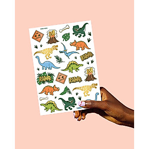xo, Fetti Dinosaur Tattoos for Kids - 34 styles | Birthday Party Supplies Boy, Dino Party Favors, T-rex Decorations