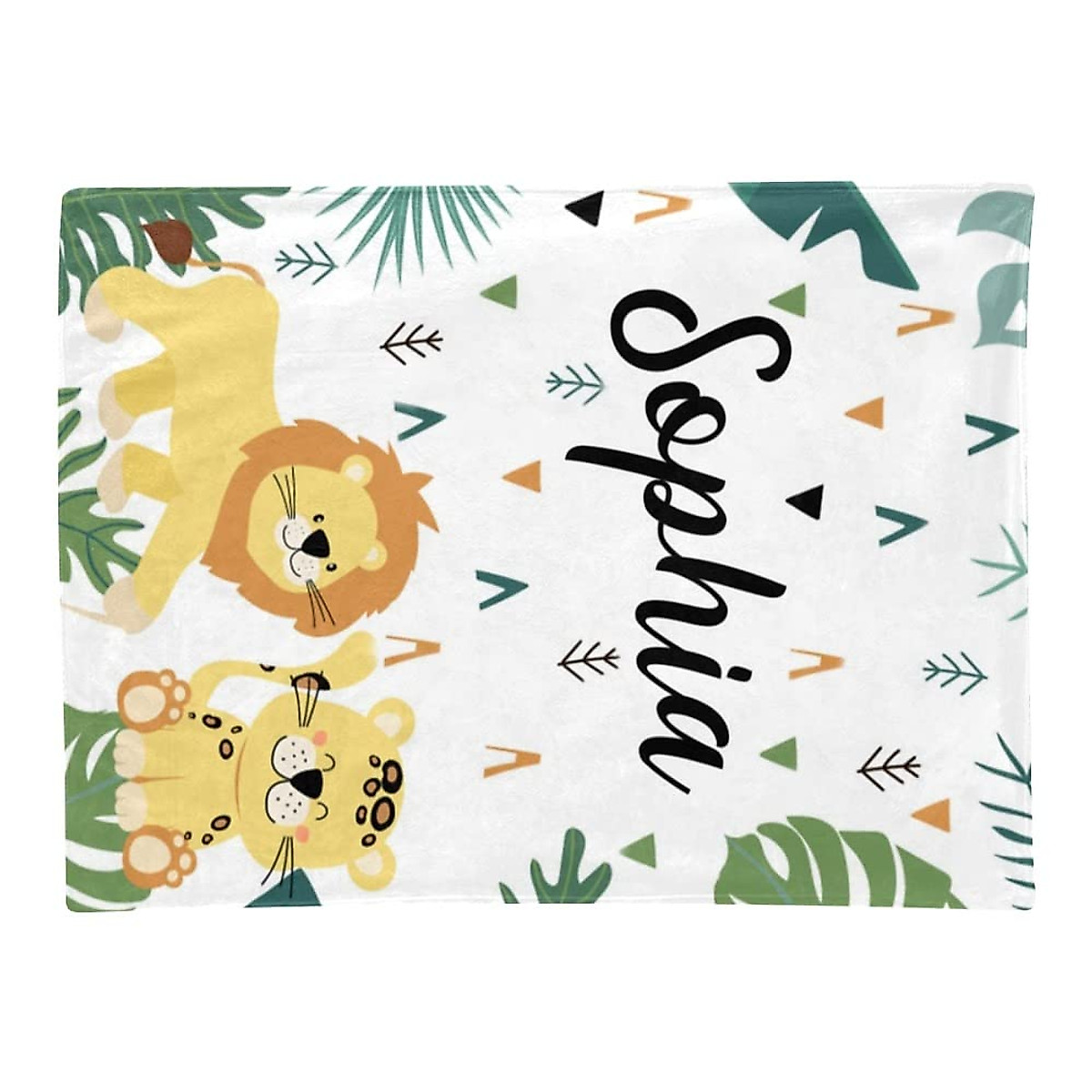 Personalized Baby Blankets, Baby Blankets for Girls with Name, Owl Pattern Baby Blanket, Personalized Gifts Baby Girl Stuff Receiving Baby Blanket, Soft Flannel Baby Blanket