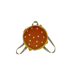 Burger Bag - Spacious Soft Plush Backpack with Adjustable Straps, for Travel and more (12x12 inch)