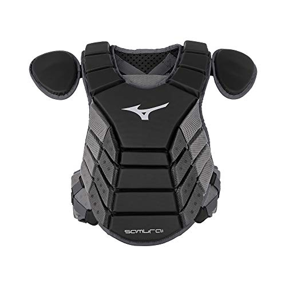 Mizuno Samurai Adult Baseball Boxed Catcher's Gear Set , Black-Grey, 15" Men's Adult