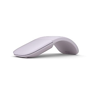 Microsoft ARC Mouse – Lilac .Sleek,Ergonomic Design, Ultra Slim and Lightweight, Bluetooth Mouse for PC/Laptop,Desktop Works with Windows/Mac Computers