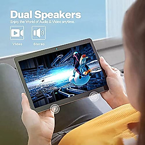 RongM HD Tablet 100240V 8.1 Inch Tablet Silver Gray 5G WiFi 1920x1200 TypeC Charging for Work and Study US Plug