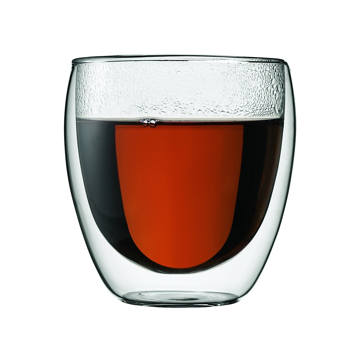 Bodum Bistro Coffee Mug (2-Pack) and Bodum Pavina Glass Double-Wall Insulated Glasses
