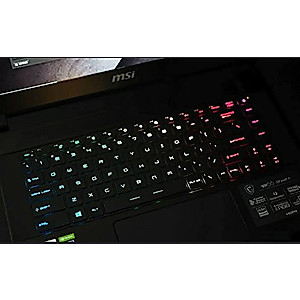 Replacement Keyboard for MSI GS66 Stealth GE66 Raider GP66 & Stealth 15M with Per-Key RGB Backlit Keyboard Black US Layout MS-16V1 MS-1541 MS-1542