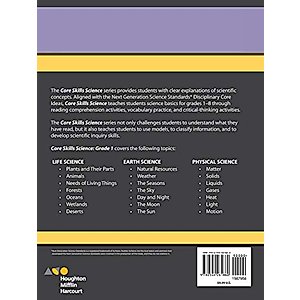 Steck-Vaughn Core Skills Science: Workbook Grade 1