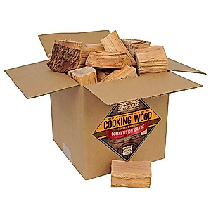 Smoak Firewood’s Cooking Wood Chunks (Competition Grade) USDA Certified for Smoking, Grilling or Barbequing (Pecan 25-30lbs 1728 Cubic in.)