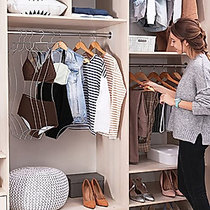 Lingerie Hangers Body Shape Display Hangers Metal Wire Bathing Suit Hangers Bikini Swimwear Hanging Rack Swimsuit Hanger for Bra Boutique Closet(Silver, 10 Pack)