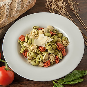 CFS 4303002 Durus Melamine Chef Salad / Pasta Bowl, 12", White (Pack of 12)