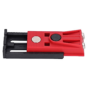 Orenic Woodworking Drill Guide Dowel Jig Kit, Precise Hole Positioning Accessories for Oblique & Pocket Hole Joinery, Self Centering Doweling Jig with Woodworking Angle Hole Locator, Drilling Fixture