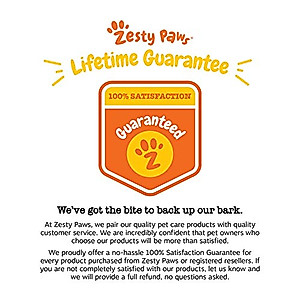 Zesty Paws Flavored Soft Chews - Calming for Dogs Anxiety Composure Relief with Ashwagandha Melatonin Chamomile Passionflower Dog Stress Separation Aid for Fireworks and Thunder 10 oz…
