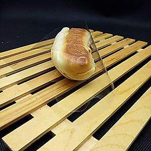 Cellophane Packaging Sheets, 300 PCS 11.8x11.8inch Cellophane Paper Sheet for Bread Cakes Desserts, Cellophane Wrap Packaging Convenient for Store Take-away Pastry by FUNZON FH031 (300 Pcs)