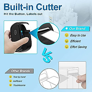 AOBIO Label Maker with Tape - Stickers Maker Mini Label Maker with Multiple Templates - Labeler for Office Organization Home Kitchen Storage