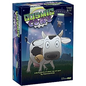Cosmic Cow - Fun Fast-Paced Game for Friends and Family, Aliens Abducting Cows, Compete Against Friends and Family to Get The Most Cosmic Cows, Family Fun Board Game Night Kids Game Party Competitive
