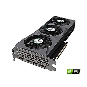 Gigabyte GeForce RTX 3060 Ti Eagle OC D6X 8G Graphics Card, 3X WINDFORCE Fans, 8GB 256-bit GDDR6X, GV-N306TXEAGLE OC-8GD Video Card