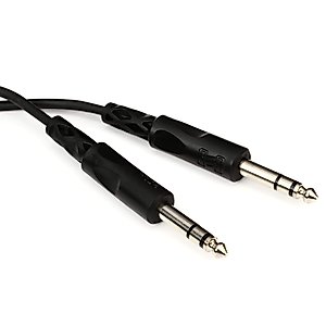 Hosa CSS-103 1/4" TRS to 1/4" TRS Balanced Interconnect Cable, 3 Feet