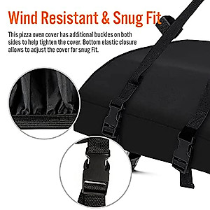 Carry Cover for Ooni Koda 16 inch Pizza Oven, iCOVER Heavy Duty Portable 16 Gas Pizza Oven Cover for Ooni Koda Waterproof Outdoor 16in Pizza Oven Accessories