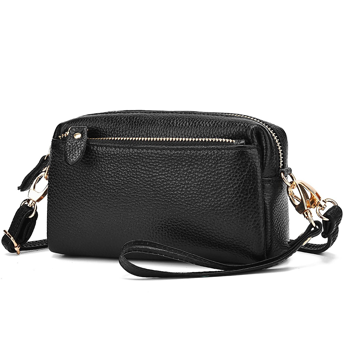 IHAYNER Wristlet Handbag Purses for Women Small Crossbody Bag Lightweight Leather Shoulder Bags