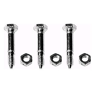 53200500 Shear Pins and Nuts Fits Ariens 532005 53200500 Snowthrowers 3pcs