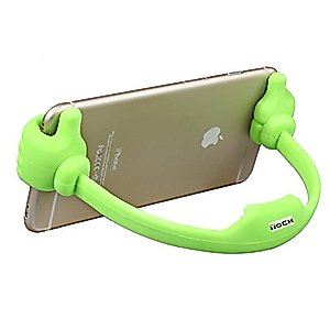 Toch TM Desk Stand for iPhone 4/5/5s/5c/6/6 plus Samsung HTC Nexus Tablet Tab Cartoon Mickey Palm Cellphone Holder Mount Stand Green
