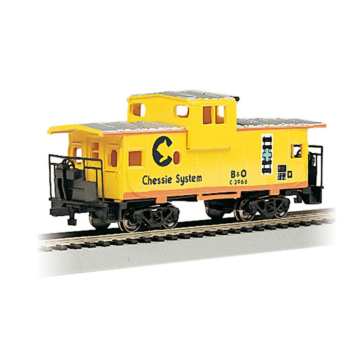 Bachmann 17709 HO Scale 36' Wide Vision Caboose Chessie System C3966 B&O