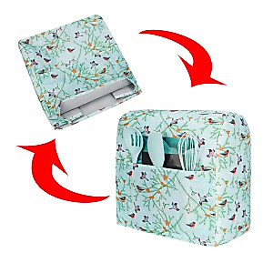 Kitchen Aid Mixer Cover Compatible with 6-8 Quarts Kitchen Aid/Hamilton Stand Mixer/Tilt Head & Bowl Lift Model,Bird Print Mixer Cover Pioneer Woman Kitchen Accessories,Kitchen Aid Mixer Accessories