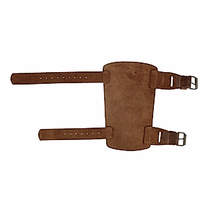 Valhalla Gear, Archery Arm Guard, Forearm Protector, Adjustable Straps, Archer Essentials, Shooting Practice, Larping, Full Grain Leather, Handmade, Bourbon Brown