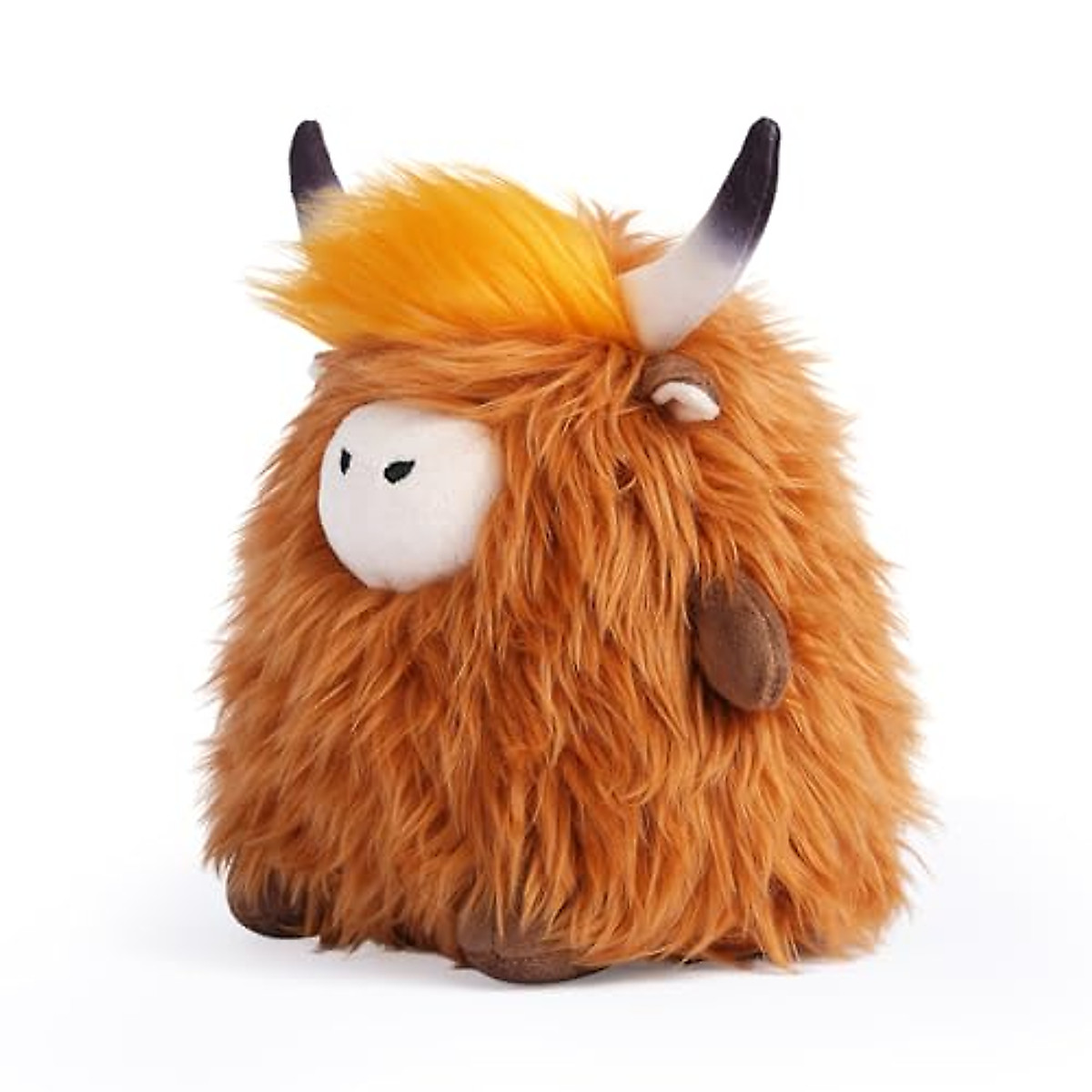 rivoeis Highland Cows Stuffed Animals Cow Plush Toy Cute Animal Stuffies Plush Highland Cows Decor (Brown, 8 Inch)