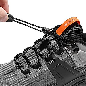 NORTIV 8 Men's Lightweight Hiking Shoes Quick Laces Outdoors Sneakers Grey Size 10.5 M US SNHS239M