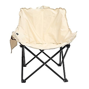 USB Heated Camping Chair Portable Foldable Travel Chair with 3 Levels Heating, Warmth and Comfort, Stainless Steel Frame, Slip Resistant Chair Feet, for Picnic, Fishing, Beach