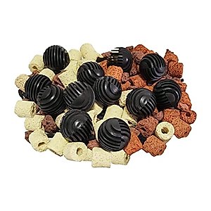Comfecto Bio Media for Aquarium Filter, Fish Tank Bio Ball Filter Media, Filtration Rings with Mesh Bag Pond Water Cleaner, Activated Carbon Ceramic Ring Biological Ball Decoration Accessories