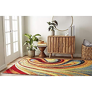 Home Dynamix Adja Modern Area Rug, Splash (5'2" x 7'2")